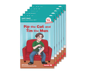 Phonics Fun Decodables: Pip the Cat and Tim the Man 6-Pack